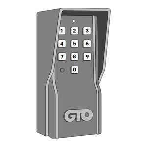 GTO DIGITAL KEYPAD INSTRUCTIONS FOR INSTALLATIONS Pdf Download | ManualsLib