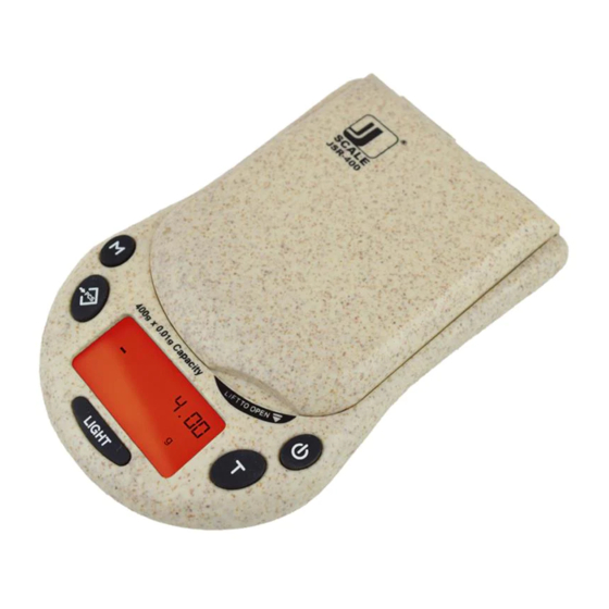 J-scale JSR ECO 400 Digital Pocket Scale Manuals