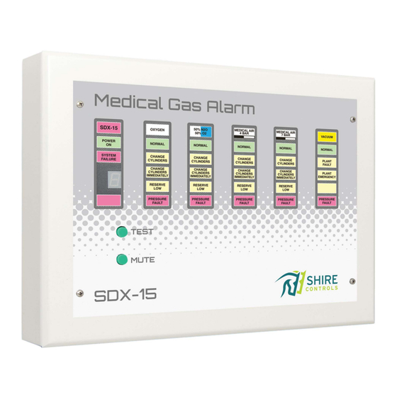 SHIRE CONTROLS SDX-15 INSTRUCTIONS FOR USE MANUAL Pdf Download | ManualsLib