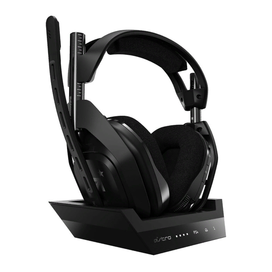 ASTRO A50 QUICK START MANUAL Pdf Download | ManualsLib