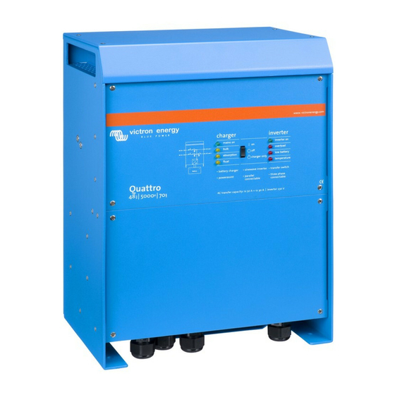VICTRON ENERGY QUATTRO 48/5000/70 MANUAL Pdf Download | ManualsLib