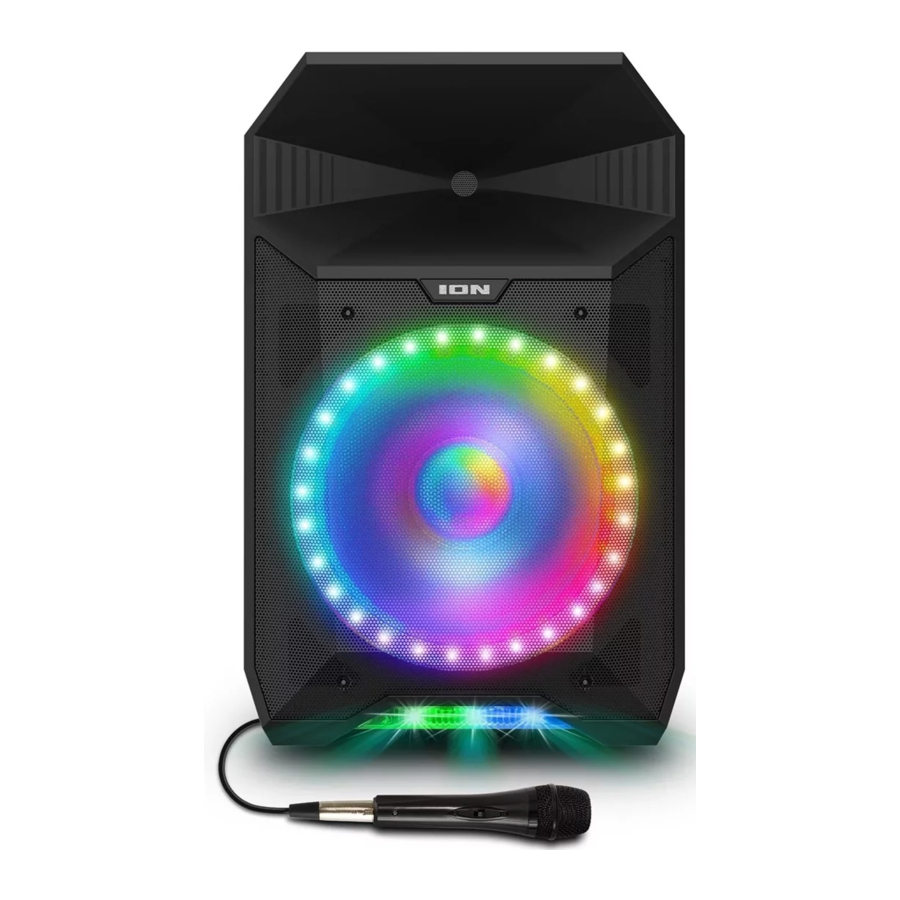 Ion TOTAL PA LIVE - Speaker System Manual | ManualsLib