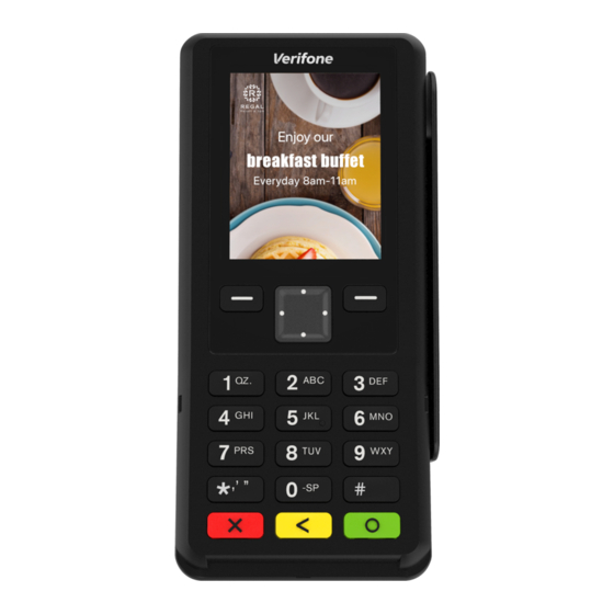 VERIFONE P200 USER MANUAL & SETUP MANUAL Pdf Download | ManualsLib