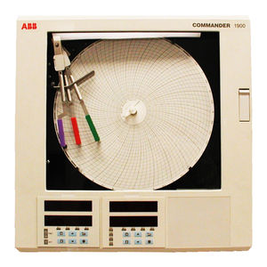 Abb COMMANDER 1900 Series Chart Recorder Manuals