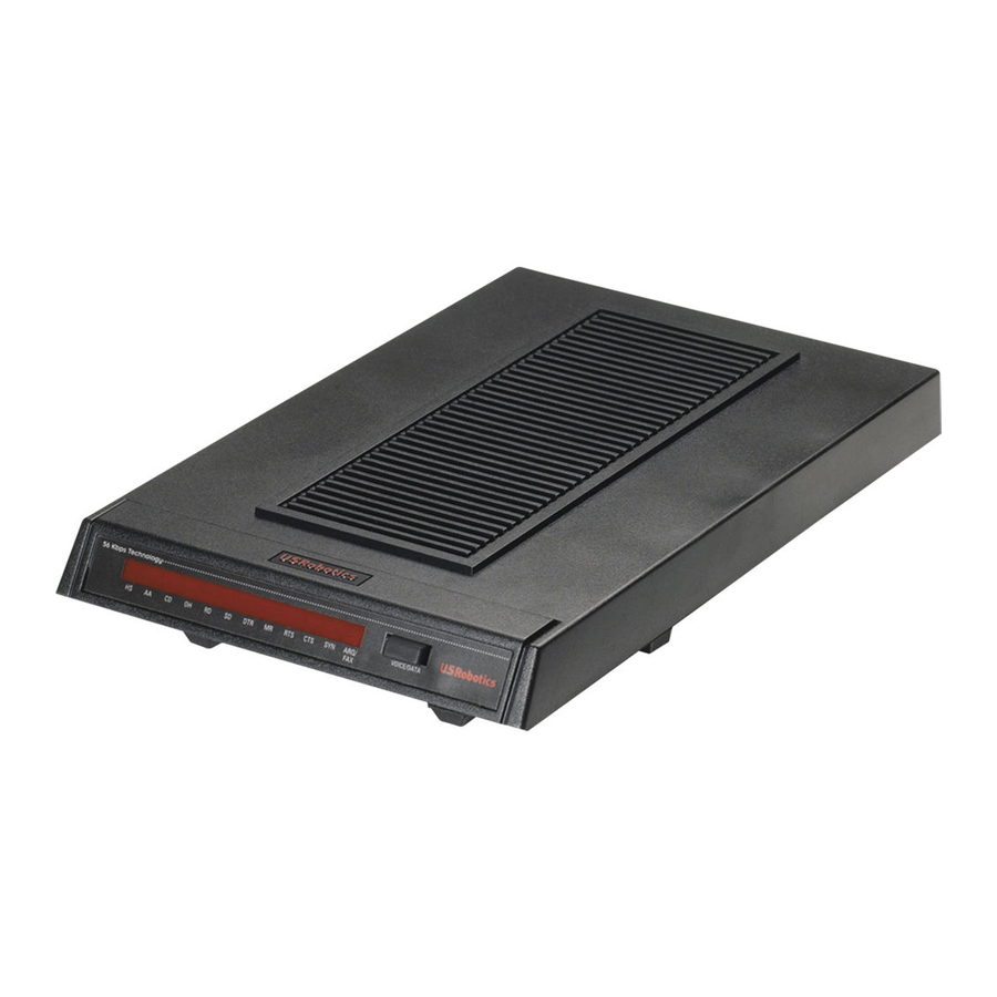 BLACK BOX USR3453C MODEM SPECIFICATIONS | ManualsLib