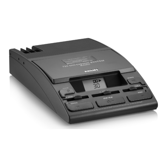 PHILIPS TRANSCRIPTION SYSTEM 720 USER MANUAL Pdf Download | ManualsLib
