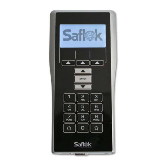 SAFLOK HH6 USER REFERENCE MANUAL Pdf Download | ManualsLib