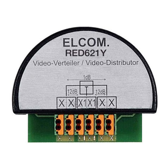 ELCOM RED61..Y SERIES AMPLIFIER OPERATING AND ASSEMBLY INSTRUCTIONS | ManualsLib