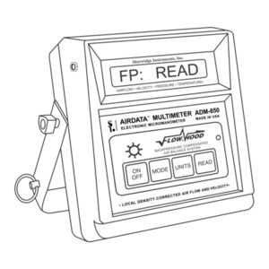 SHORTRIDGE INSTRUMENTS AIRDATA ADM-850L OPERATING INSTRUCTIONS MANUAL ...