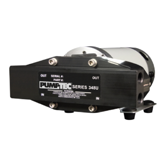 Pumptec 348U Series Manuals | ManualsLib