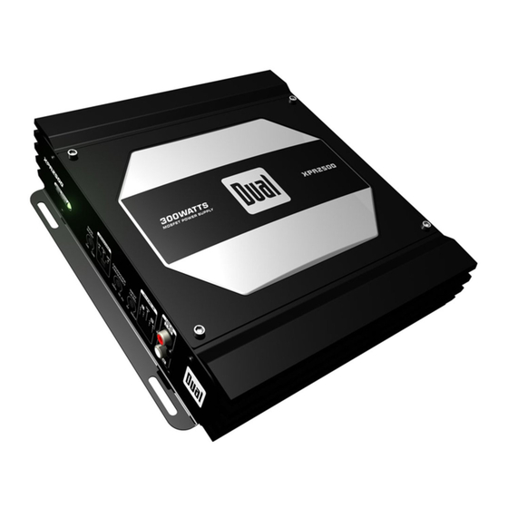 DUAL MOBILE POWER AMPLIFIERS XPA2500 AMPLIFIER INSTALLATION & OWNER'S ...