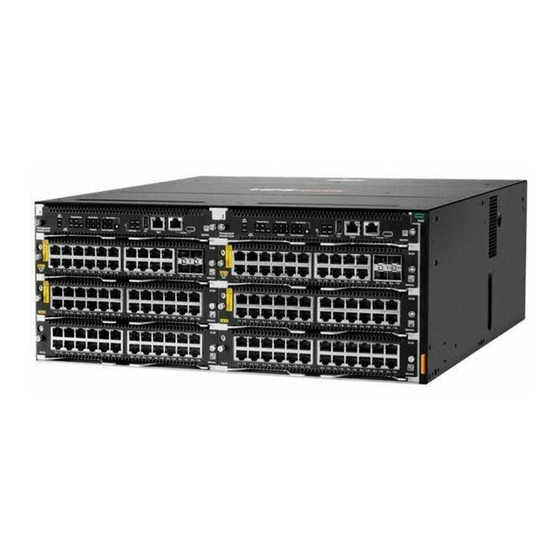 HPE ARUBA NETWORKING 5420 SWITCH SERIES INSTALLATION AND GETTING ...