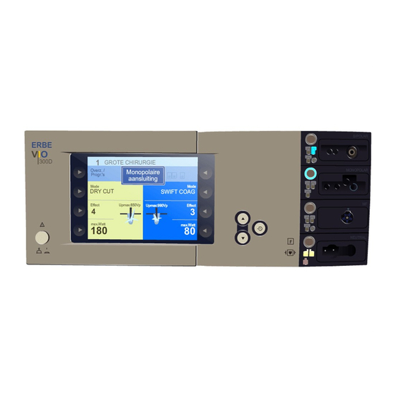 ERBE VIO 300D ESU QUICK START MANUAL Pdf Download | ManualsLib