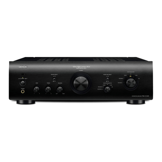 DENON PMA-1510AE OWNER'S MANUAL Pdf Download | ManualsLib
