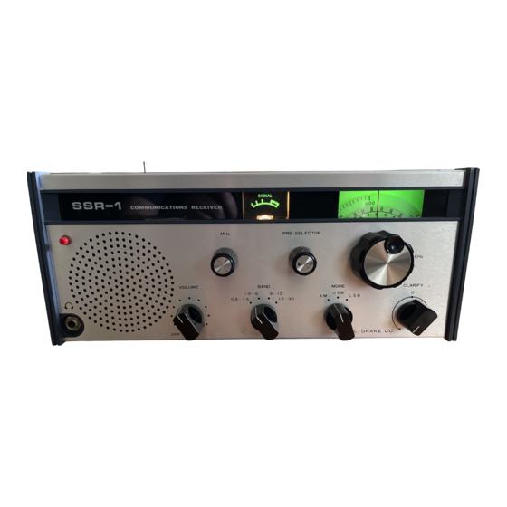 DRAKE SSR-1 OPERATOR'S MANUAL Pdf Download | ManualsLib