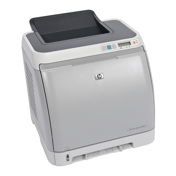 HP LASERJET 2600 INSTRUCTIONS MANUAL Pdf Download | ManualsLib