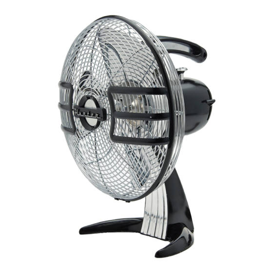 HUNTER TABLE FAN OWNER'S MANUAL Pdf Download | ManualsLib