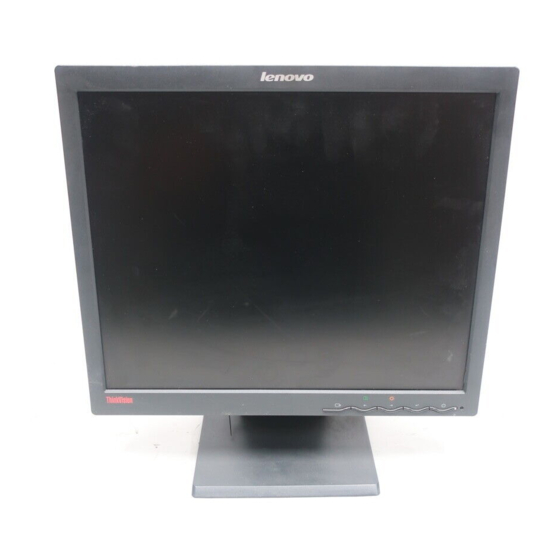 IBM THINKVISION L190P USER MANUAL Pdf Download | ManualsLib