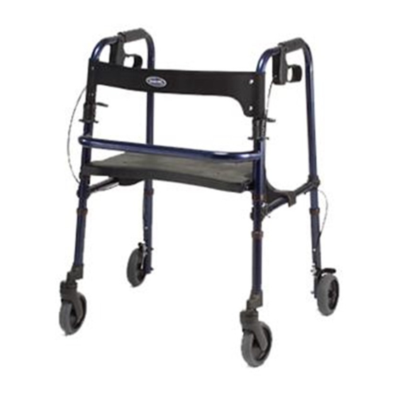 INVACARE ROLLITES 65100 ASSEMBLY AND OPERATING INSTRUCTIONS Pdf ...