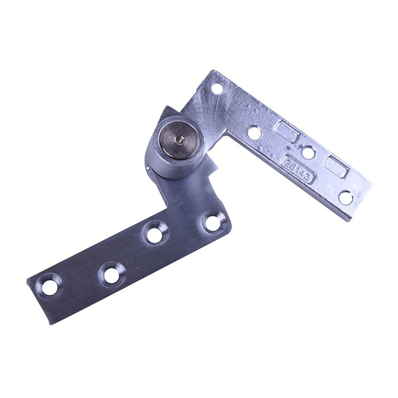IVES OFFSET JAMB MOUNT TOP PIVOT 7212V INSTALLATION INSTRUCTIONS Pdf ...