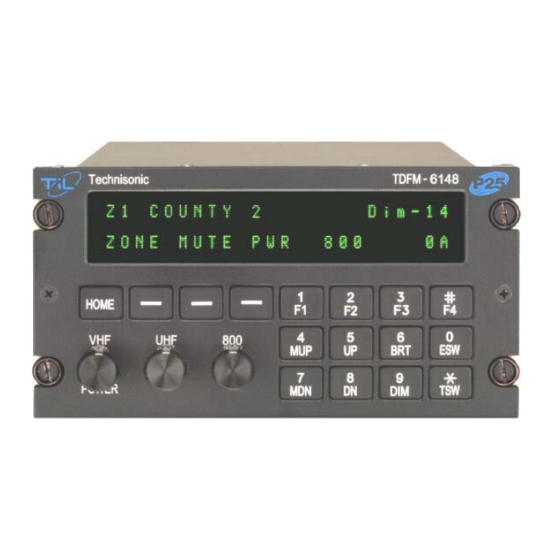 TECHNISONIC INDUSTRIES LIMITED TDFM-6000 INSTALLATION AND OPERATING ...