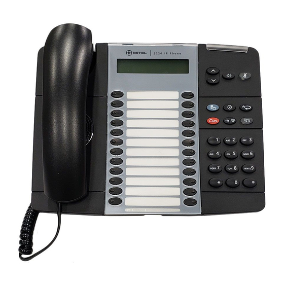 MITEL MIVOICE 5224 MANUAL Pdf Download | ManualsLib