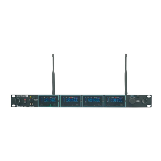 BEYERDYNAMIC OPUS 900 OPERATING INSTRUCTIONS MANUAL Pdf Download | ManualsLib