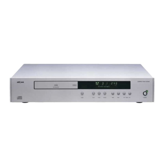 ARCAM CD92 HANDBOOK Pdf Download | ManualsLib