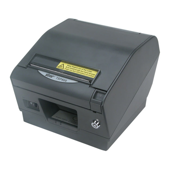 STAR MICRONICS TSP700 SERIES PROGRAMMER'S MANUAL Pdf Download | ManualsLib