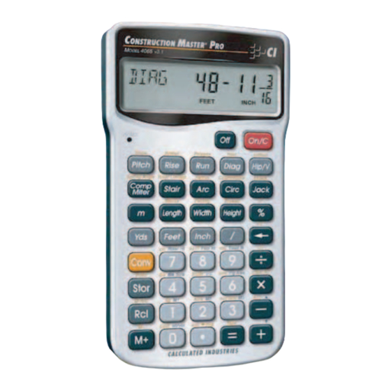 THOMSON CONSTRUCTION MASTER PRO WORKBOOK Pdf Download | ManualsLib