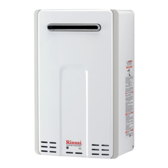 RINNAI V75I INSTALLATION AND OPERATION MANUAL Pdf Download | ManualsLib