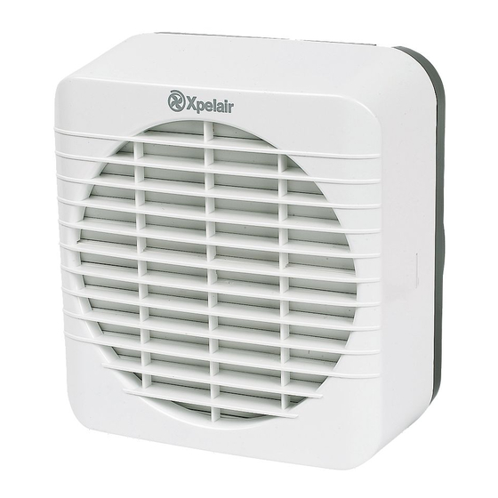 XPELAIR GX6 INSTALLATION AND MAINTENANCE INSTRUCTIONS MANUAL Pdf ...