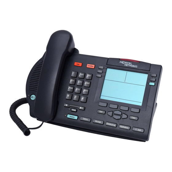 NORTEL MERIDIAN M3902 QUICK REFERENCE MANUAL Pdf Download | ManualsLib