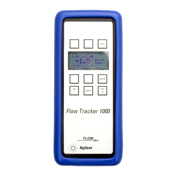 AGILENT TECHNOLOGIES FLOW TRACKER SERIES REFERENCE MANUAL Pdf Download ...