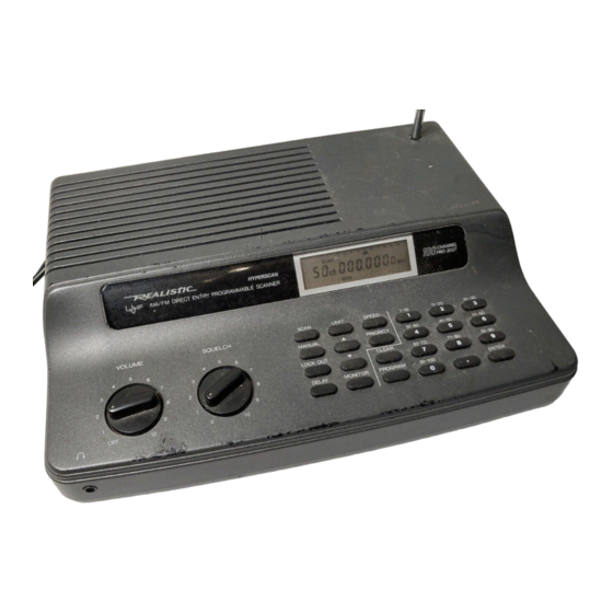 REALISTIC PRO-2027 OWNER'S MANUAL Pdf Download | ManualsLib