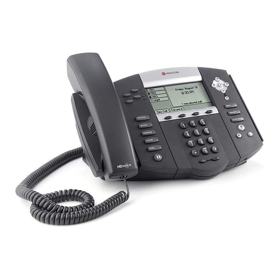 POLYCOM SOUNDPOINT 550 USER MANUAL Pdf Download | ManualsLib