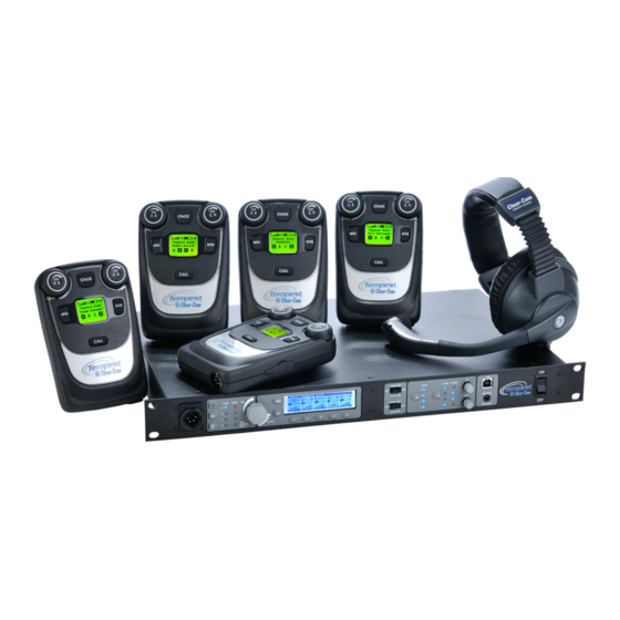 CLEAR-COM TEMPEST2400 REFERENCE MANUAL Pdf Download | ManualsLib