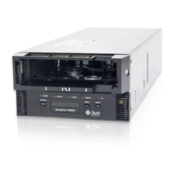 SUN MICROSYSTEMS SUN STORAGETEK T9840D SECURITY MANUAL Pdf Download ...