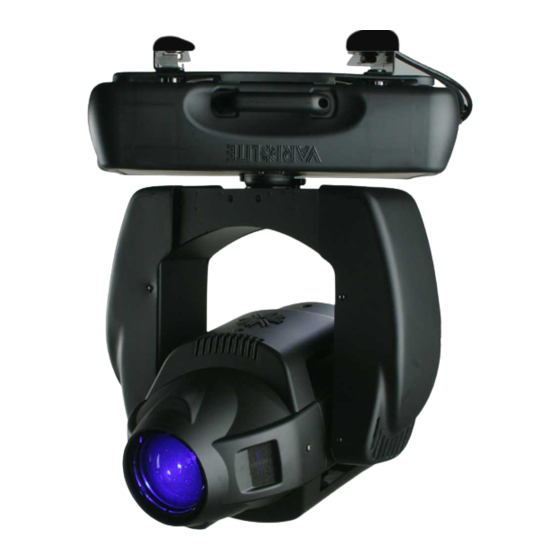 VARI LITE VL2500 SPOT LUMINAIRE SERVICE MANUAL Pdf Download | ManualsLib