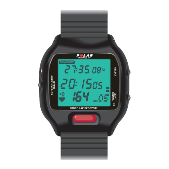 POLAR ELECTRO VANTAGE NV USER MANUAL Pdf Download | ManualsLib