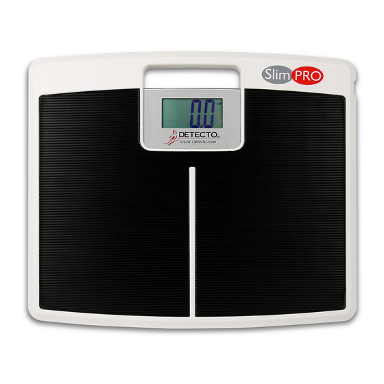 DETECTO SLIMPRO OPERATION MANUAL Pdf Download | ManualsLib