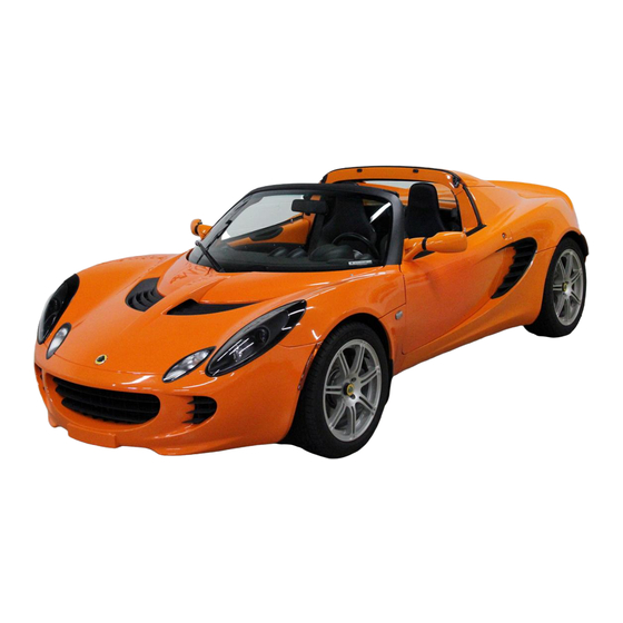 LOTUS 2005 ELISE OWNER'S HANDBOOK MANUAL Pdf Download | ManualsLib