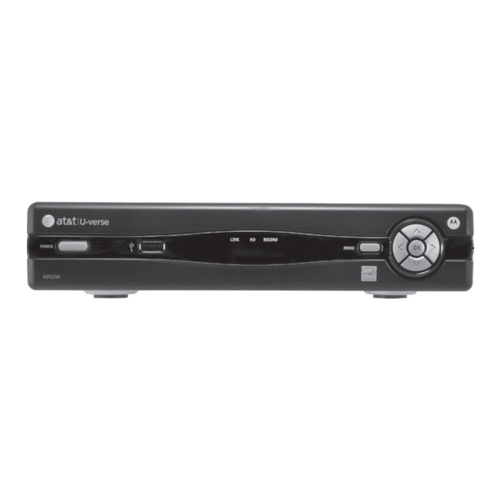 AT&T U-VERSE VIP2200 INSTALLATION MANUAL Pdf Download | ManualsLib