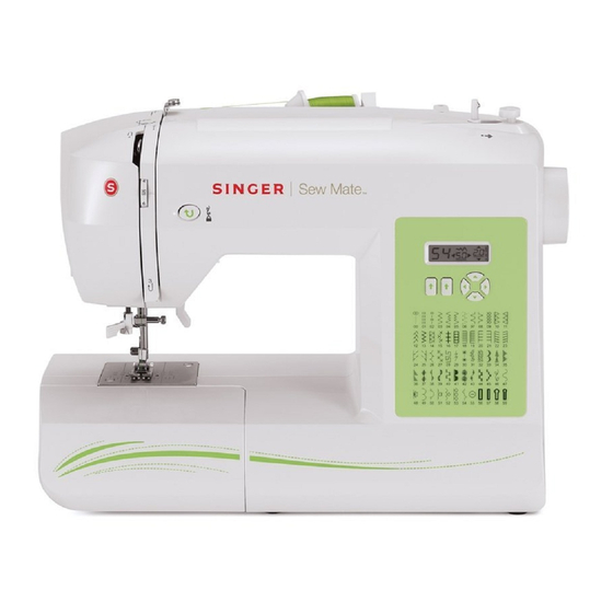 SINGER S800 INSTRUCTION MANUAL Pdf Download | ManualsLib