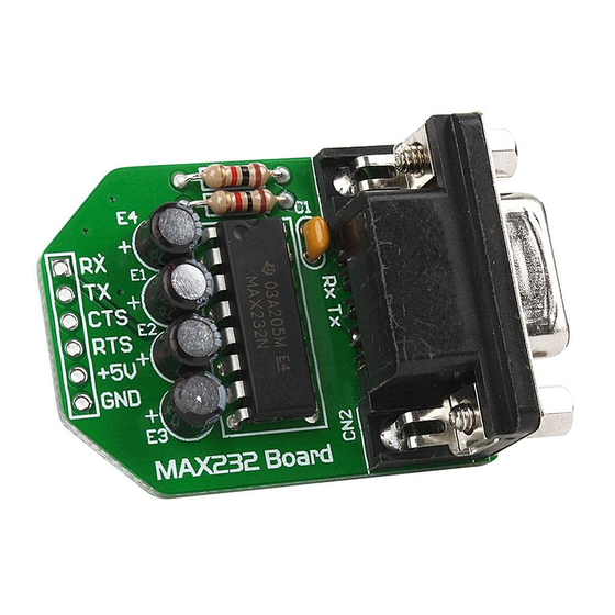 MIKROELEKTRONIKA MAX232 MANUAL Pdf Download | ManualsLib