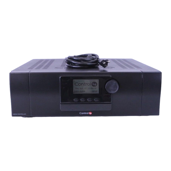 CONTROL 4 MEDIA CONTROLLER INSTALLATION AND USER MANUAL Pdf Download ...