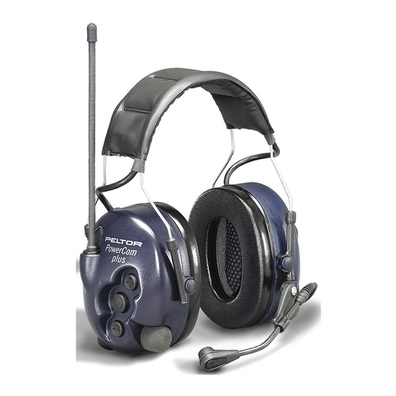 PELTOR POWERCOM PLUS MT53H7A4610 INSTRUCTION MANUAL Pdf Download ...