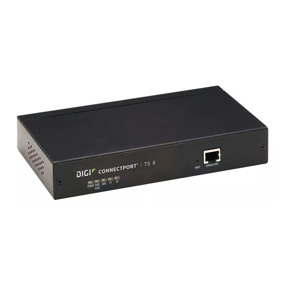 DIGI CONNECTPORT TS 8 QUICK START MANUAL Pdf Download | ManualsLib