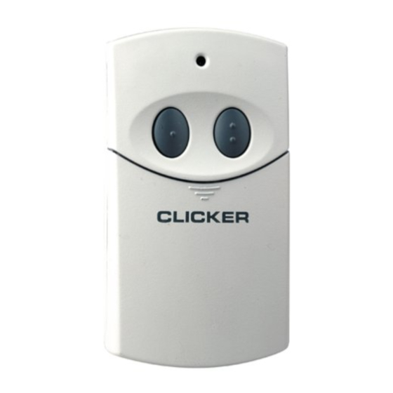 CLICKER CLT 1 USER MANUAL Pdf Download | ManualsLib