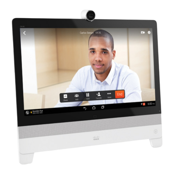 CISCO DX80 INSTALLATION MANUAL Pdf Download | ManualsLib